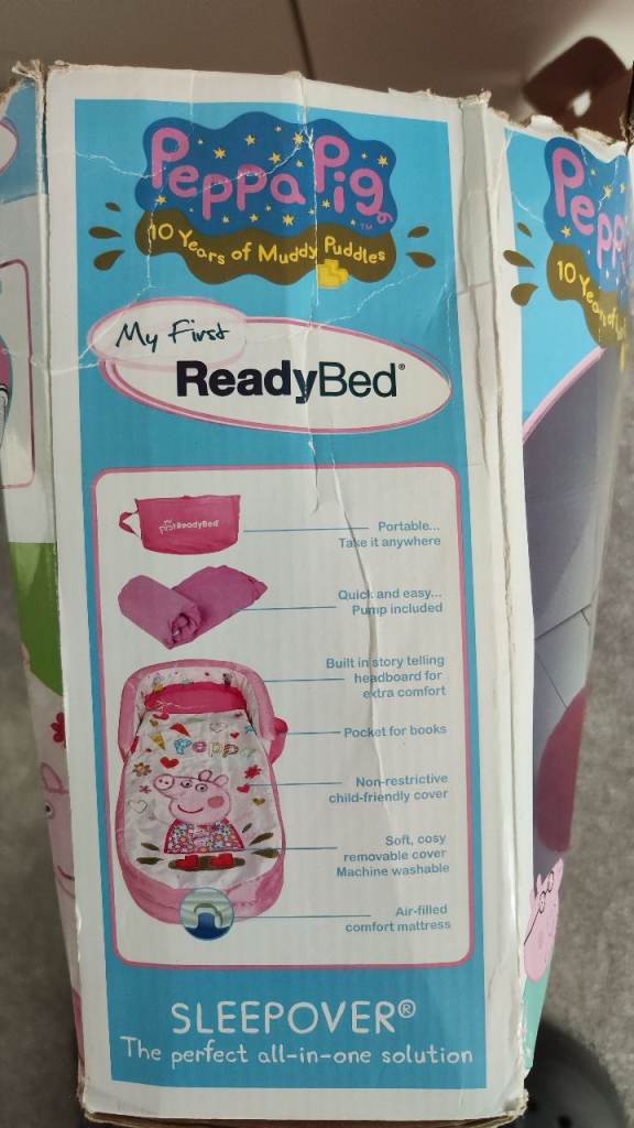 Peppa Pig Sleepover - My First ReadyBed, £9.00 for Sale in Bournemouth ...