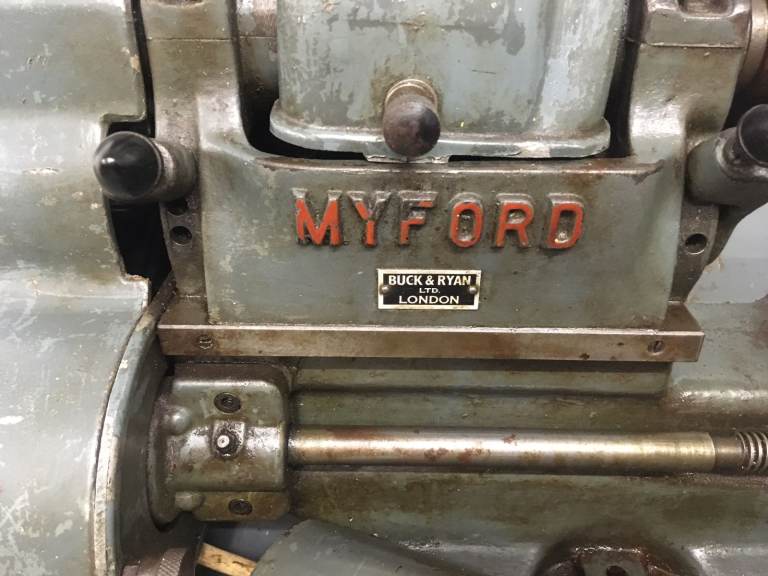 Myford ML7 Lathe serial no K29167- Fitted with 240 Volt Single Phase ...