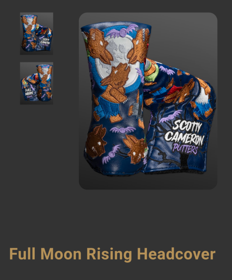 Scotty Cameron full moon rising putter headcover | in Fauldhouse, West ...