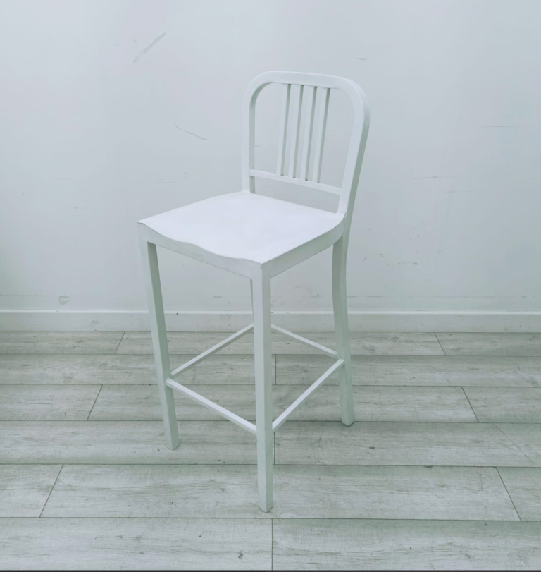 RETRO BAR STOLS - WHITE METAL - 100 X AVAILABLE | in Colindale, London ...