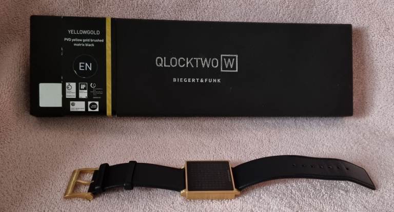 Biegert & Funk QLOCKTWO digital watch | in Stonehaven, Aberdeenshire ...