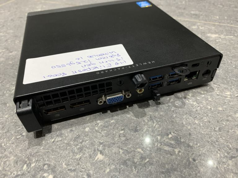HP ELITEDESK 800 G1 USFF pc intel core i5 4TH GEN 8GB RAM 128GB SSD ...