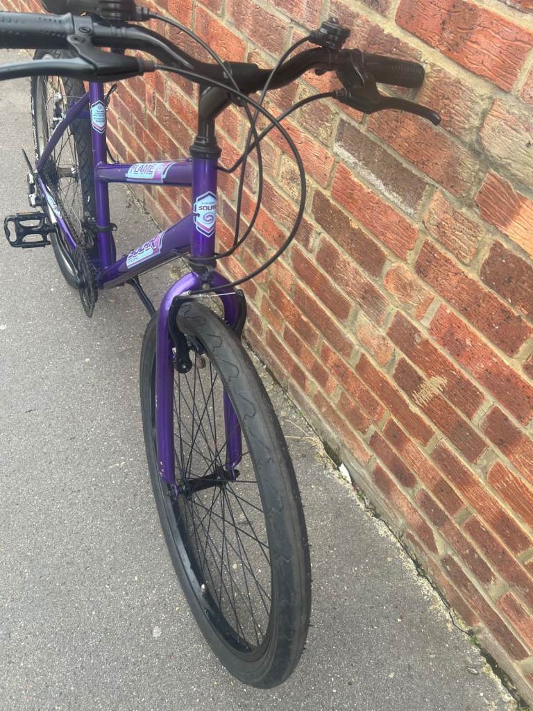 Flame solar by Raleigh purple mountain bike 26inch wheels | in Norbury ...