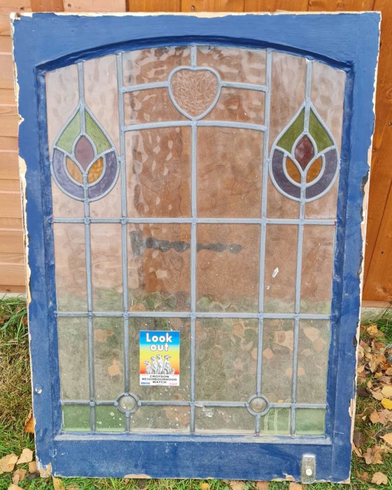 Original 1930s Stained Glass Window Panel – Reclaimed | in Norwood ...