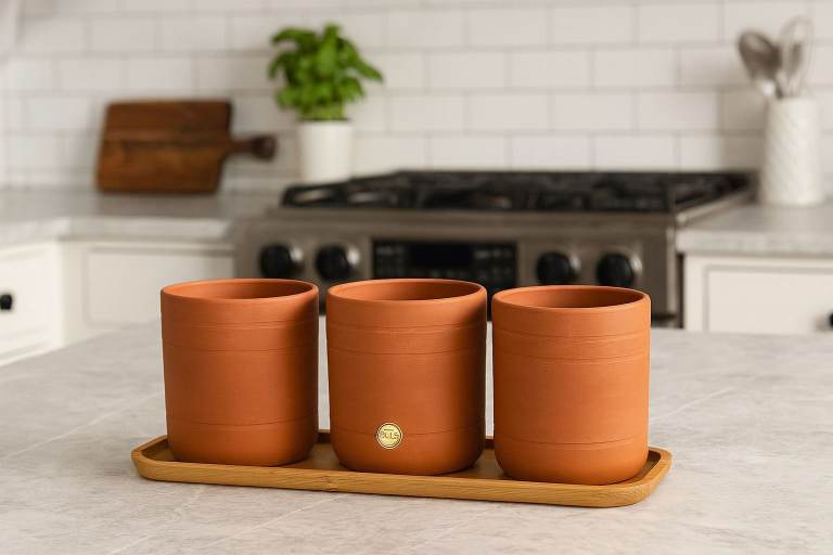 Desert Sandstone Tumbler Glass | Earthy Sand Colour | Premium Drinking ...