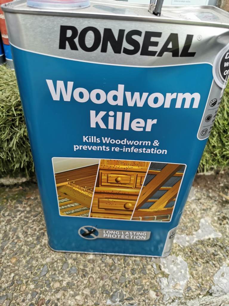 Ronseal Woodworm Killer 5 Litre - Ultimate Protection for Your Wood 5l ...