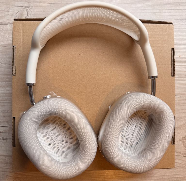 NEW Apple AirPods Max Style Headphones – Silver/White, Noise Cancelling ...