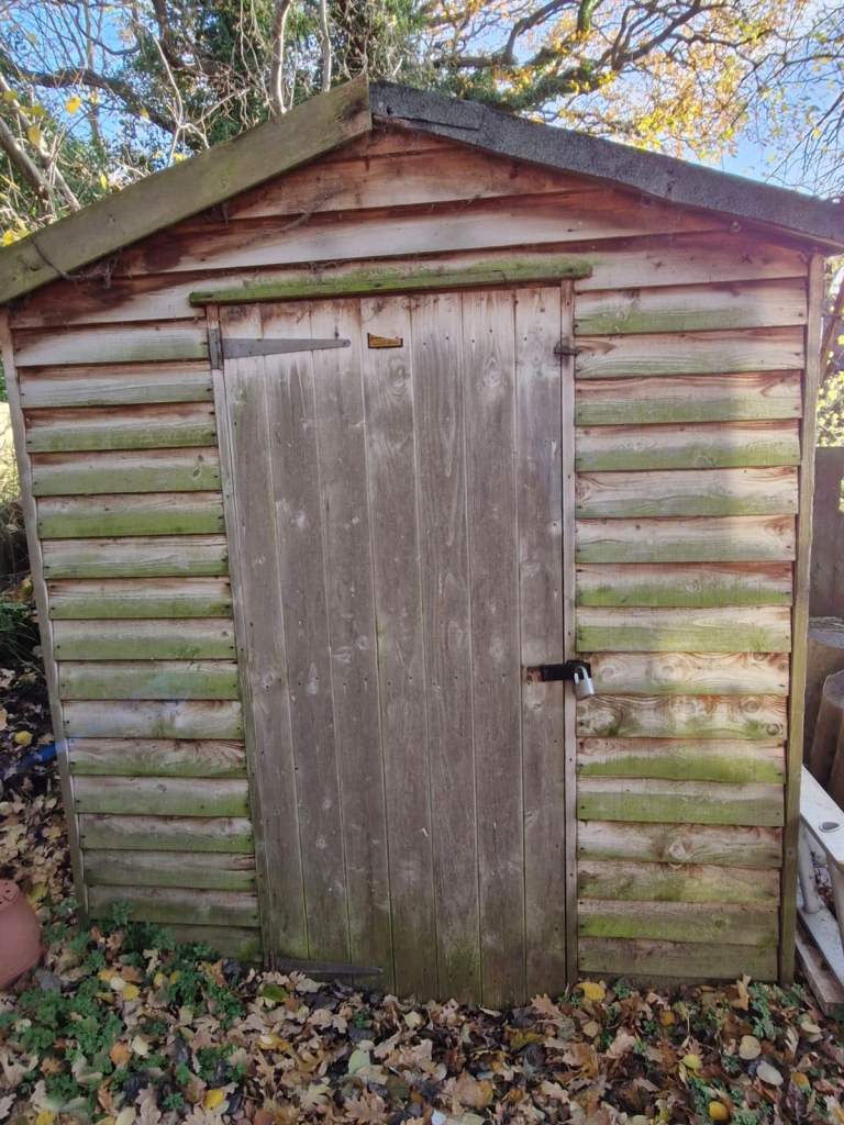 Used Second Hand Garden Shed 8ft x 6ft - must dismantle and collect ...