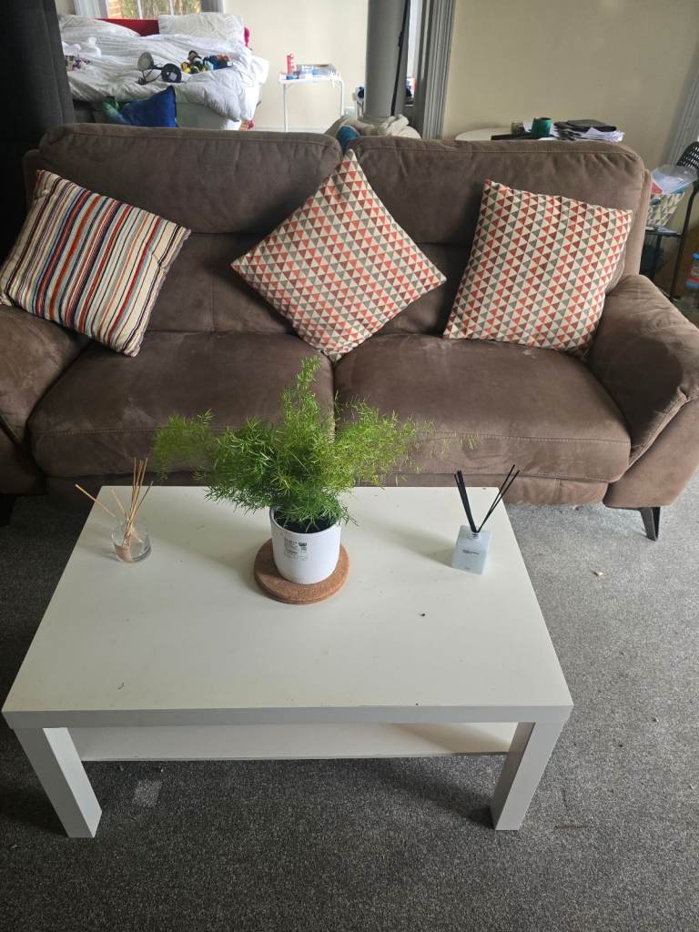 Moleskin Mink finish Two seater Fully electric luxury recliner | in ...