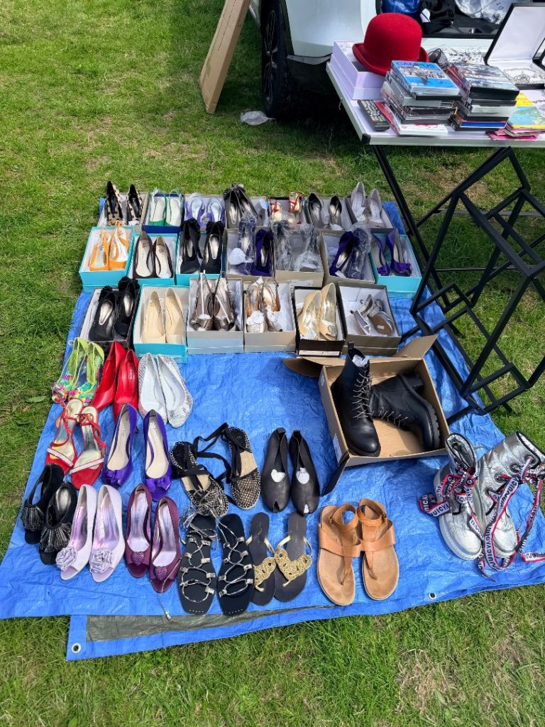 Big Job Lot of Ladies Heels, Sandals, and Boots - Various Styles for Sale