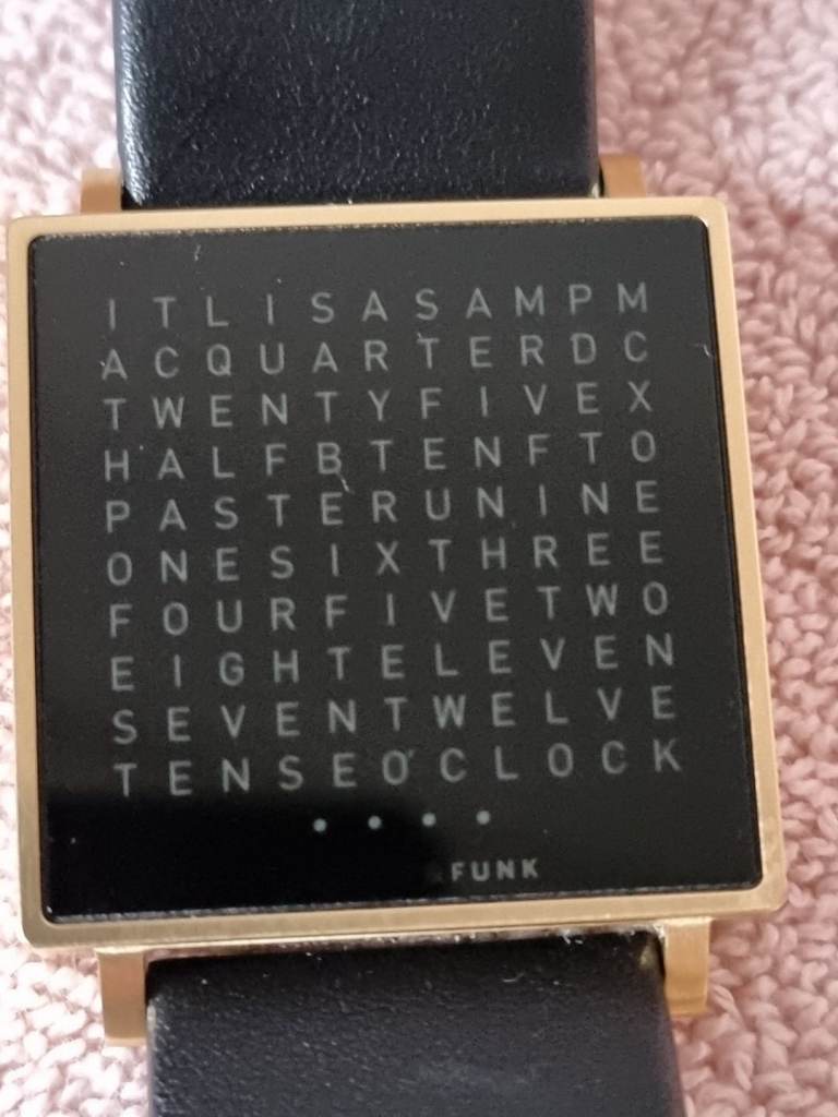 Biegert & Funk QLOCKTWO digital watch | in Stonehaven, Aberdeenshire ...