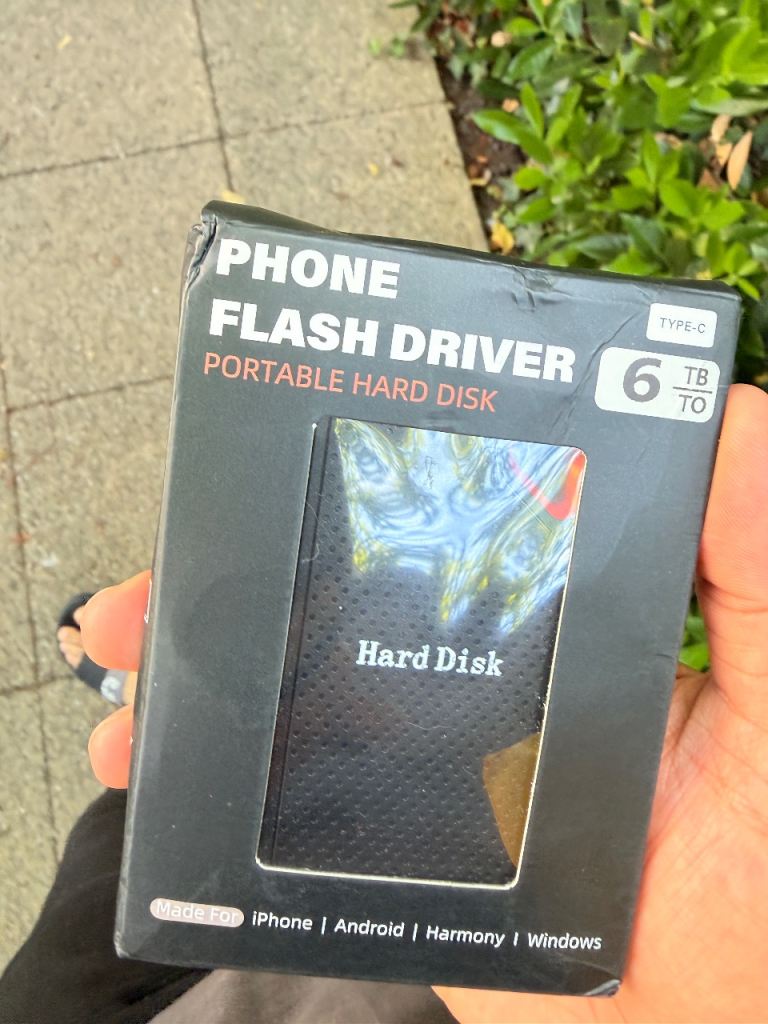New 6TB Portable Hard Disk – Phone Flash Drive | in Heathrow, London ...