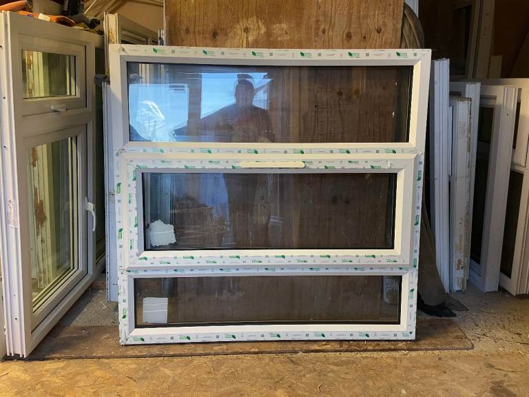 H 115.5 x W 120 cm - BRAND NEW UPVC DOUBLE GLAZED WINDOW - THERMAL ...