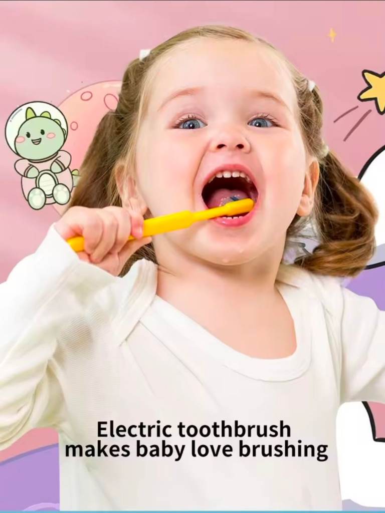 Kids Electric Toothbrush – Cartoon Space, Soft Bristles | in Canton ...