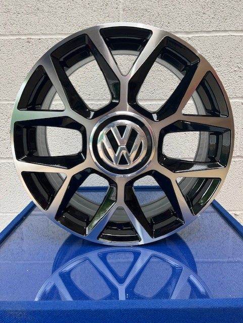 17 inch VW UP GTI Style Gloss Black & Polished Wheels - Brand New Boxed ...