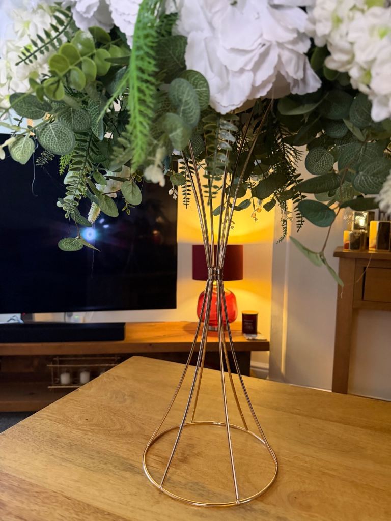 Stunning Flower Arrangement on a Gold Stand | in Bramley, South ...