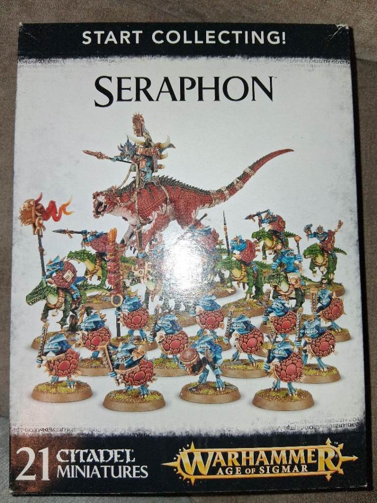 Warhammer Age of Sigma Seraphon Starter Box Set 21 Miniatures Games ...