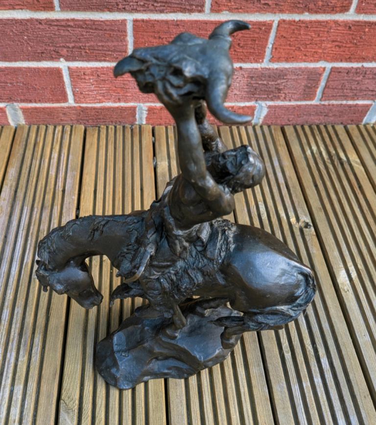 Signed solid bronze "Prayer To the healing spirit" statue | in Redcar ...