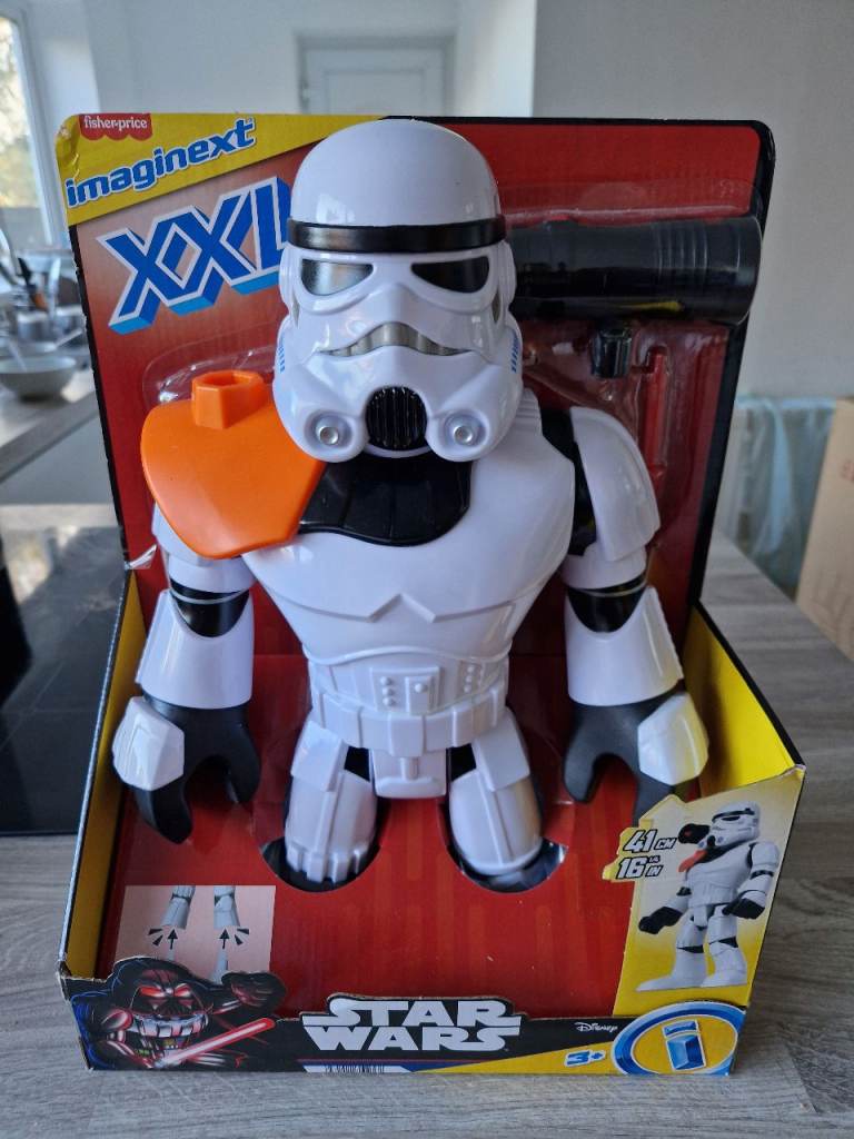 Fisher-Price Star Wars Toy Stormtrooper XXL Figure, 16+ Inch Tall new ...