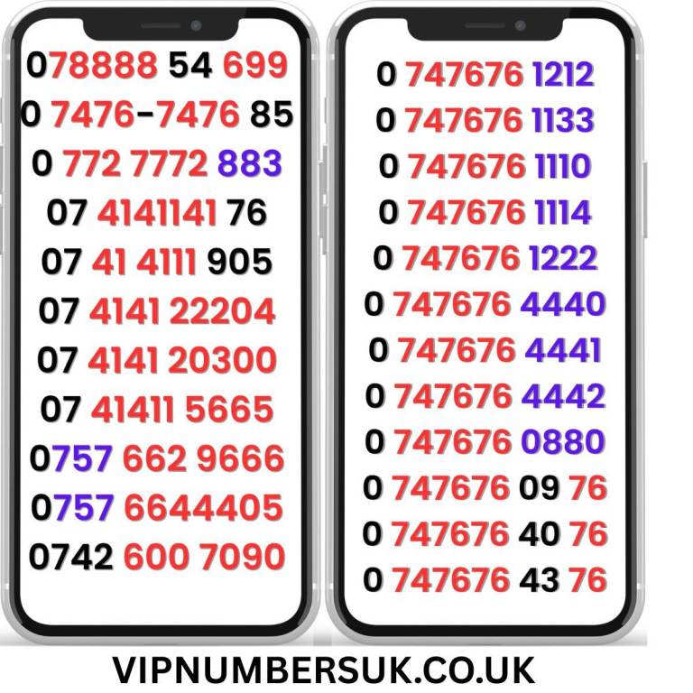 VIP Mobile Numbers – Gold Numbers – Easy UK Numbers Available | in ...