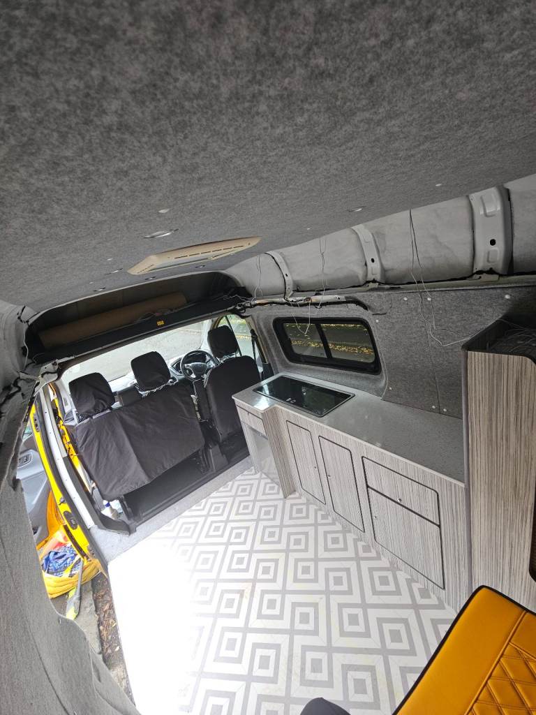 (Partially) Converted Ford Transit Custom Campervan (Hi-top, Long Wheel ...