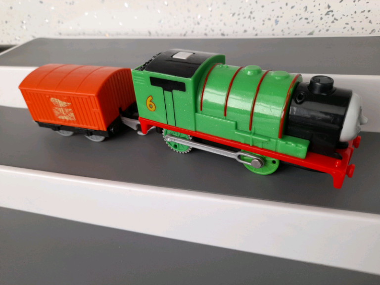 Rare Thomas Trackmaster Real Steam Percy Train, battery operated | in ...