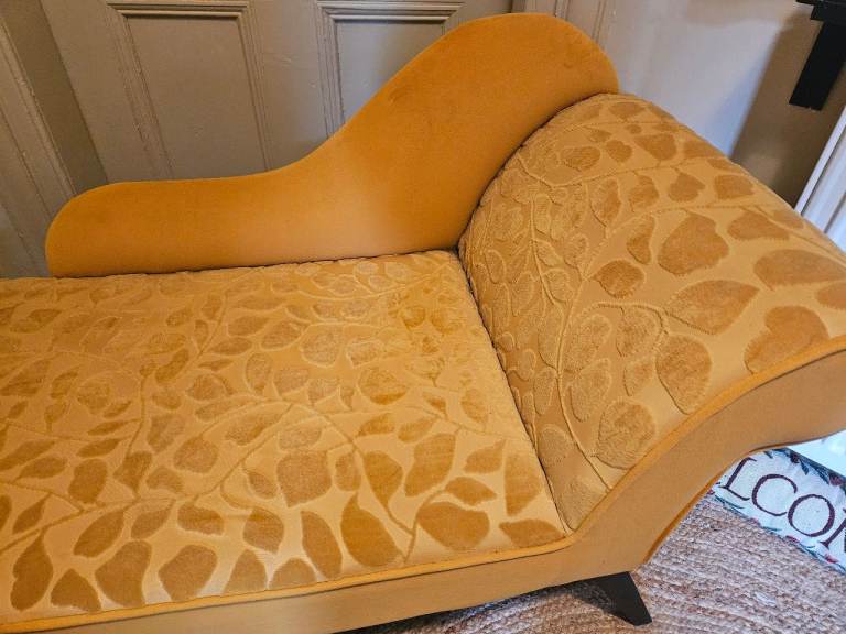 Beautiful yellow chaise | in Southside, Glasgow | Gumtree