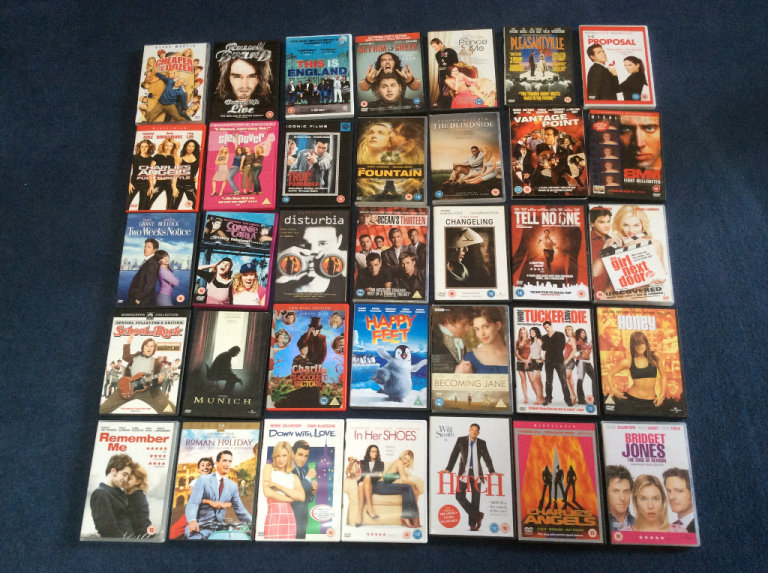 VERY LARGE COLLECTION OF ORIGINAL FILM DVDS (Over 100 Original Titles ...