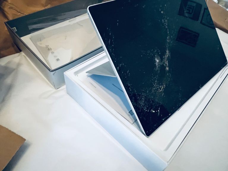Open to offers Microsoft Surface Pro, cracked screen but working ...