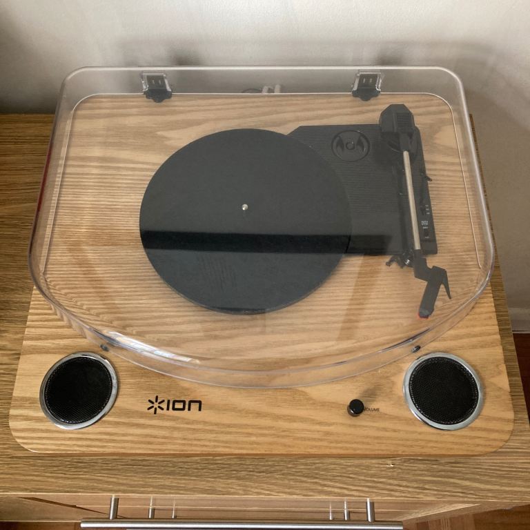 Ion Max Record Player Turntable Stereo Hi Fi System Vinyl LPs Deck ...