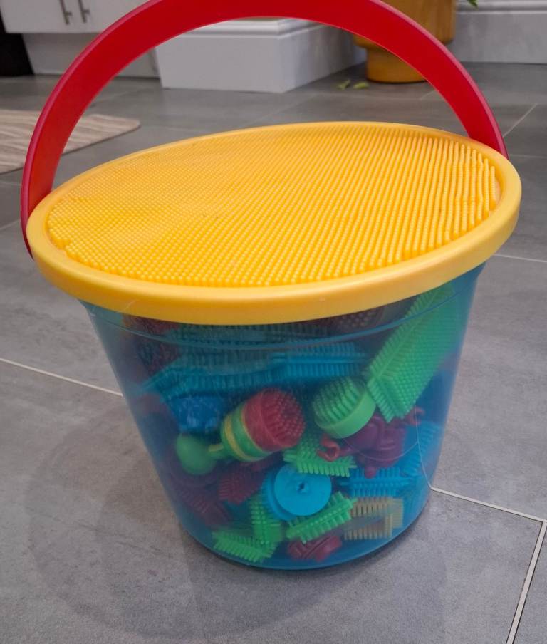 Toddler/Kids Stickle Bricks Bucket | in Ponteland, Tyne and Wear | Gumtree