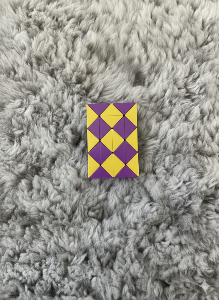Purple And Yellow Snake Block Fidget Toy For Stress And Anxiety | in ...