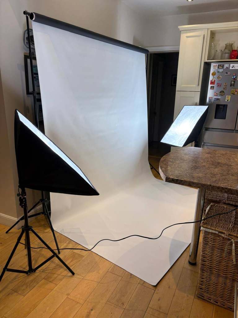 Photography backdrop with stand and softbox light set | in Southside ...