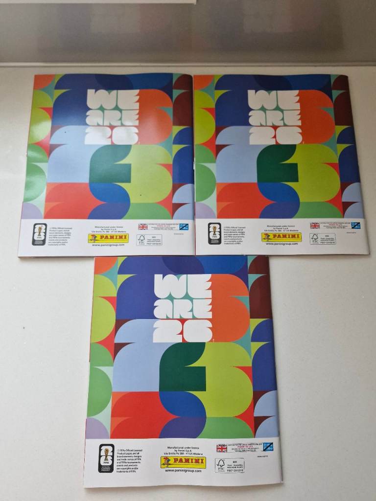 3 x FIFA World Cup 2026 Official Sticker Collection Albums | in Fareham ...