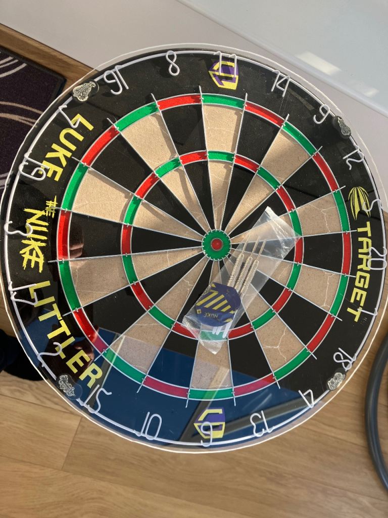 Luke Litter Dartboard Table -Brand New and New & Unused Luke Littler ...