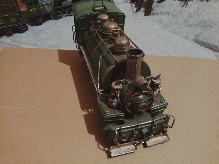 Collectable rustic tin model of a steam engine | in Exeter, Devon | Gumtree