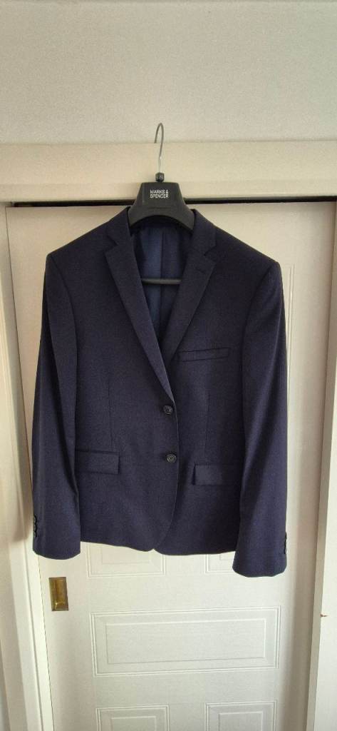 M&S Men's 3 piece Navy Blue, slim fit suit | in Hedge End, Hampshire ...