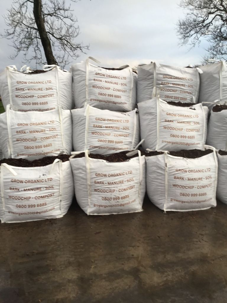 Bulk bags of woodchip ( not bark) decorative mulch | in East Kilbride ...