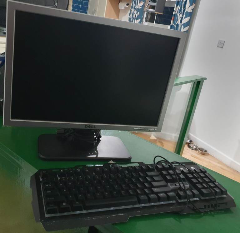 RGB gaming keyboard & Dell monitor , £30.00 for Sale in Pontcanna, Cardiff