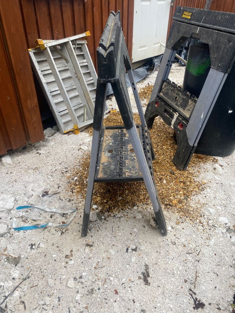 Stanley folding aluminium saw horses’s | in Bognor Regis, West Sussex ...