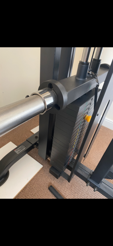 Powertec lat pull down cable machine plus 90kg weight stack | in ...