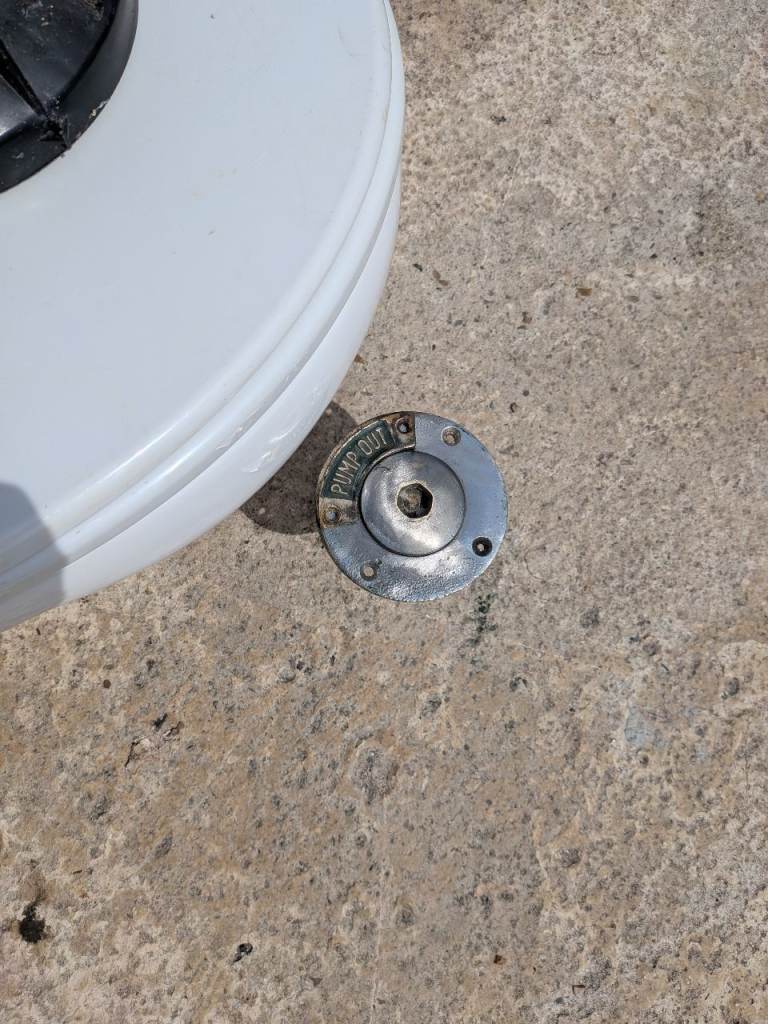 Pump out toilet kit for RV or narrowboat comes with seals, jubilee clip ...
