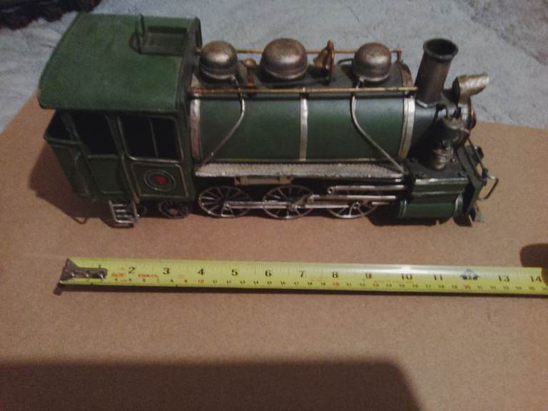 Collectable rustic tin model of a steam engine | in Exeter, Devon | Gumtree