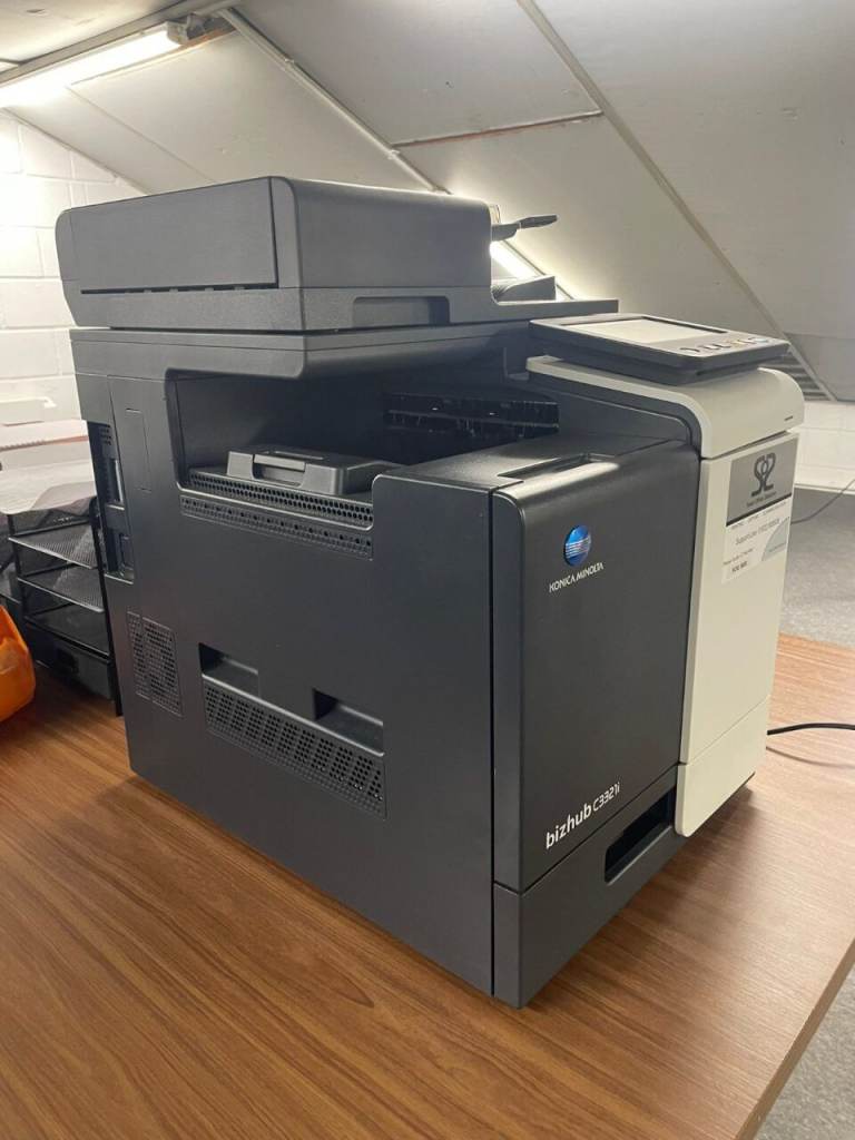 Konica Minolta bizhub C3321i A4 Colour Laser MFP – Print/Copy/Scan ...