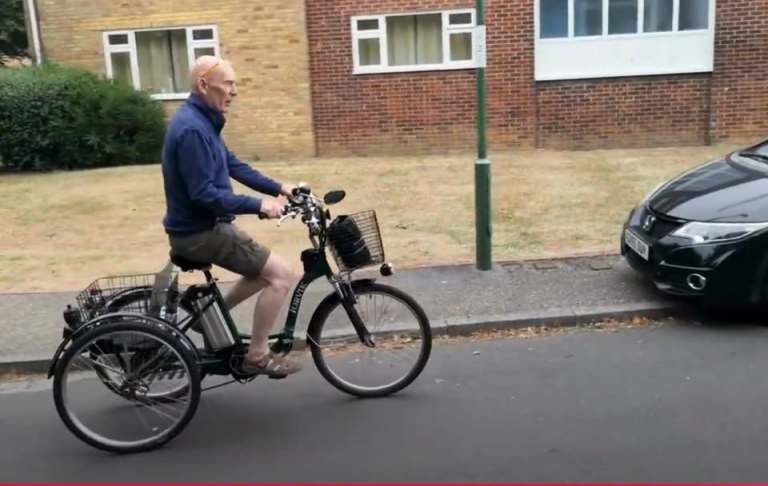 Jorvik adult electric tricycle trike e-trike with Bafang mid-motor ...