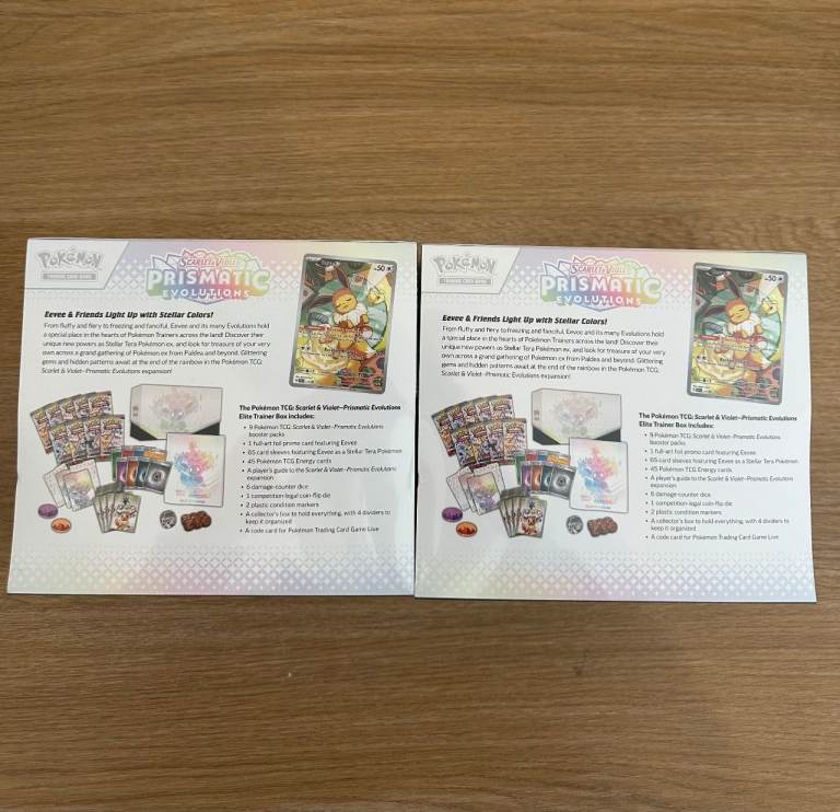 Pokemon TCG: Prismatic evolutions Elite Trainer Box(ETB), £160.00 for Sale