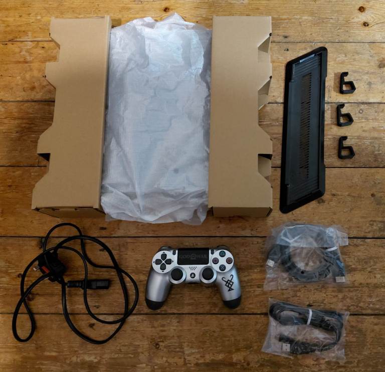 PlayStation PS4 Pro 1TB Limited Edition God Of War Console + 2 ...