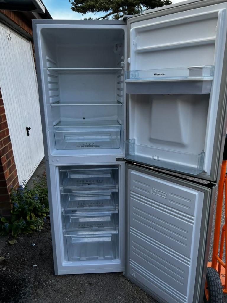 Hisense Freestanding Tall Freezer – Silver, Good Condition | in Slough ...