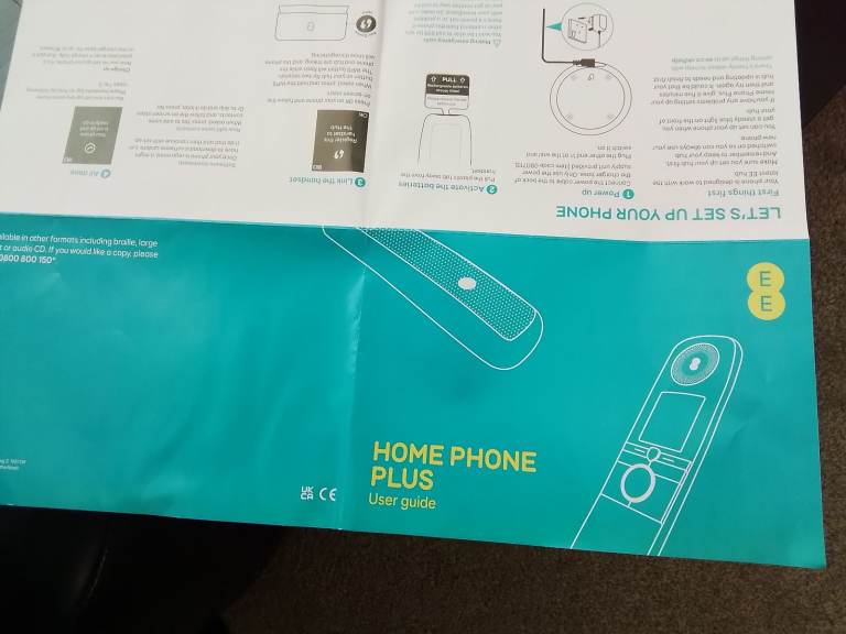 EE Home Phone Plus, brand new digital voice, for BT,EE hubs, easy use ...