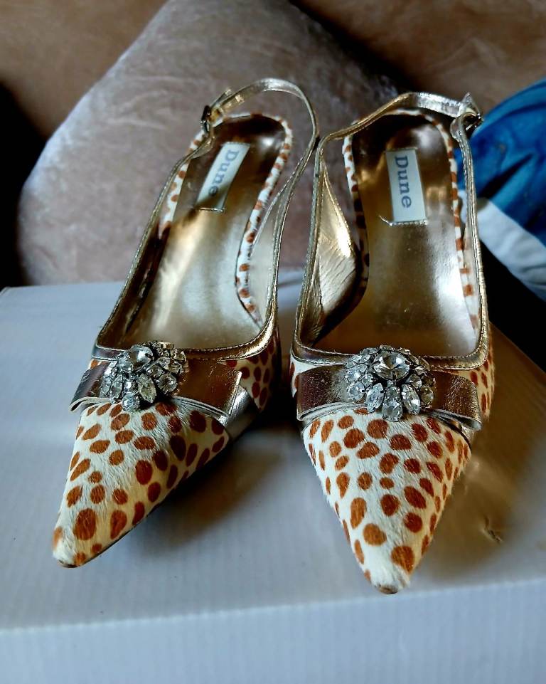 Dune Mohair Slingbacks Hold heels sz 3 | in East End, Glasgow | Gumtree